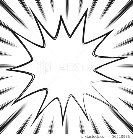 Concentrated line impact - Stock Illustration [56310986] - PIXTA