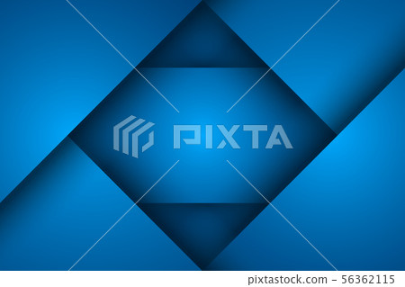 Abstract blue background, triangle overlay-插圖素材 [56362115] - PIXTA圖庫