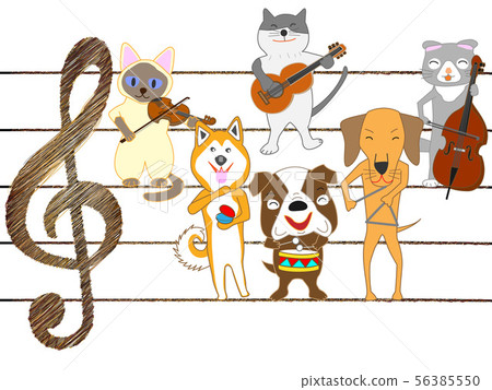 Pet concert - Stock Illustration [56385550] - PIXTA