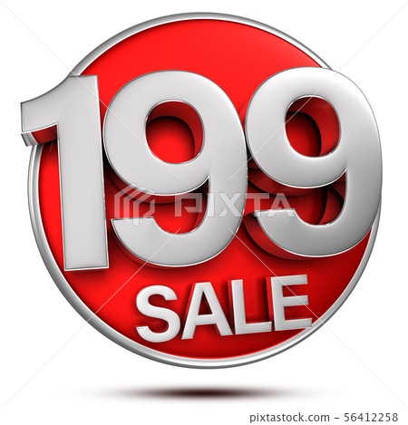 199 sale 3d. - Stock Illustration [56412258] - PIXTA