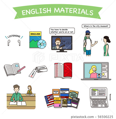 English materials - Stock Illustration [56500225] - PIXTA
