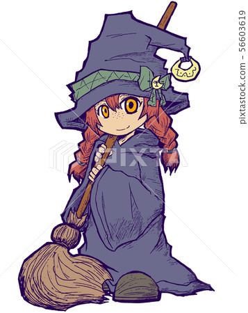 Magical use (Mitsuami) - Stock Illustration [56603619] - PIXTA