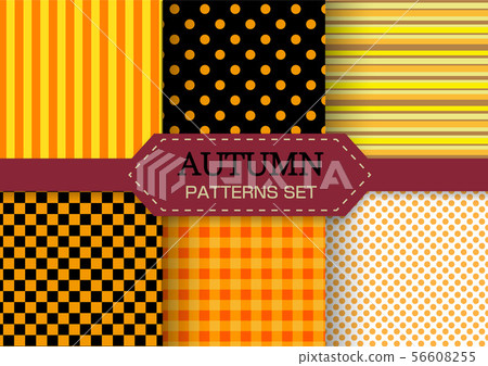 Autumn color pattern - Stock Illustration [56608255] - PIXTA