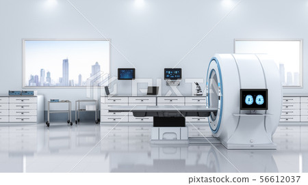 lab with mri scan machine - Stock Illustration [56612037] - PIXTA