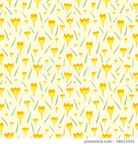 Small yellow flower random repeat seamless pattern - Stock Illustration ...
