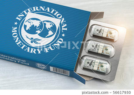 IMF International Monetary Fund tranches concept. - Stock Illustration ...