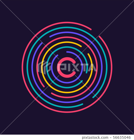 Creative connection icon logo design - Stock Illustration [56635046 ...