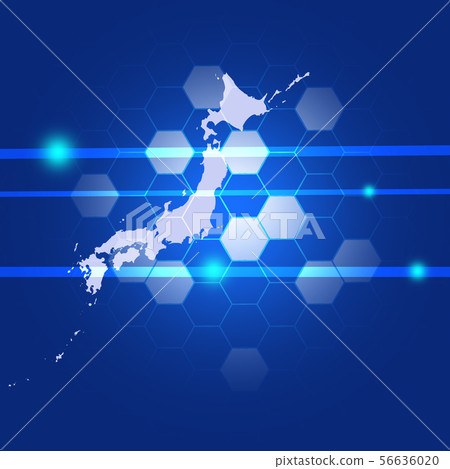 Japan Map Business Japan Business Nihon Keizai... - Stock Illustration ...