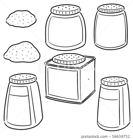 vector set of body powder - Stock Illustration [56639752] - PIXTA