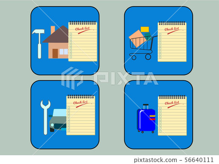 Book note for check list vector illustration. - Stock Illustration ...
