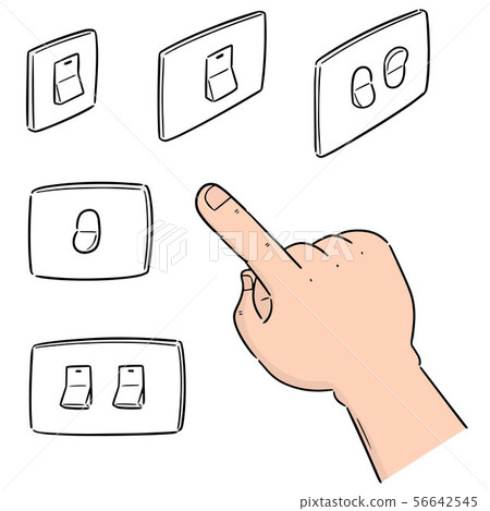 vector set of electric switch - Stock Illustration [56642545] - PIXTA