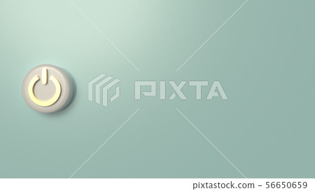 start button symbol 3d rendering for background. - Stock Illustration ...