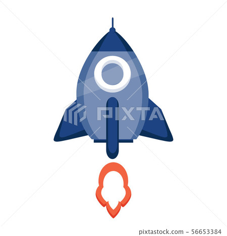 Spaceflight, rocket, ship, technology - Stock Illustration [56653384 ...