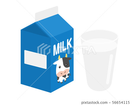 Milk illustrations - Stock Illustration [56654115] - PIXTA