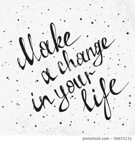 Hand drawn lettering design. Conceptual... - Stock Illustration ...