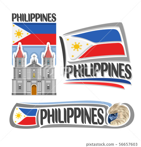 Vector logo for Philippines - Stock Illustration [56657603] - PIXTA