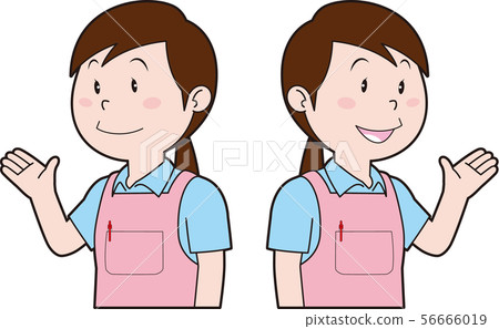 Female home helper - Stock Illustration [56666019] - PIXTA