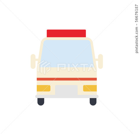 Ambulance front - Stock Illustration [56676187] - PIXTA