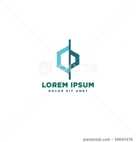letter CD abstract logo template vector - Stock Illustration [56693476 ...