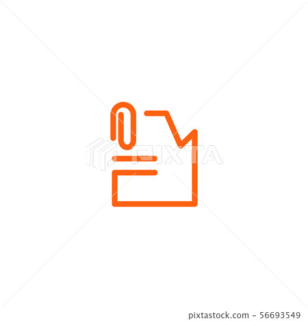file archive document logo template vector - Stock Illustration ...