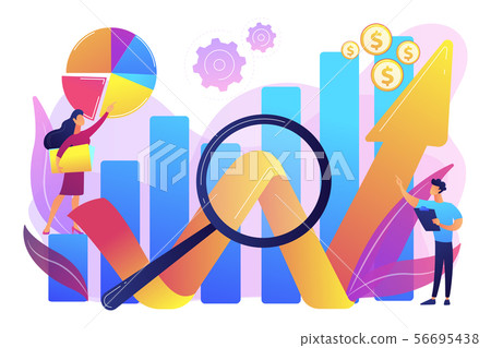 Competitive analysis concept vector illustration - Stock Illustration ...