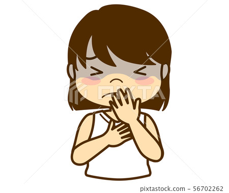 Female expression nausea - Stock Illustration [56702262] - PIXTA