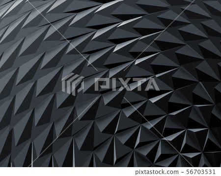 Abstract dark geometric background 3d - Stock Illustration [56703531 ...