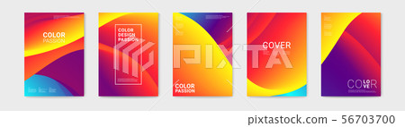 Cover design with abstract background color - Stock Illustration ...