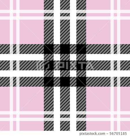 Fashionable pink and black checkered pattern. - Stock Illustration ...