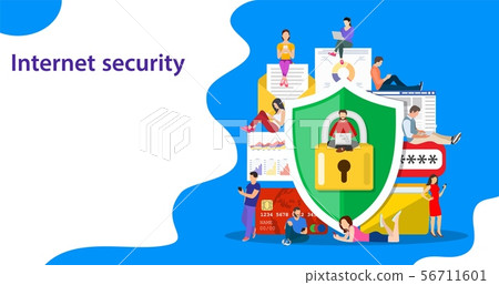 Data protection concept. - Stock Illustration [56711601] - PIXTA