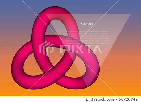 Abstract 3d mathematical object - complex... - Stock Illustration ...