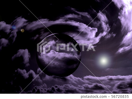 galaxy in a free space. 3D rendering - Stock Illustration [56720835 ...