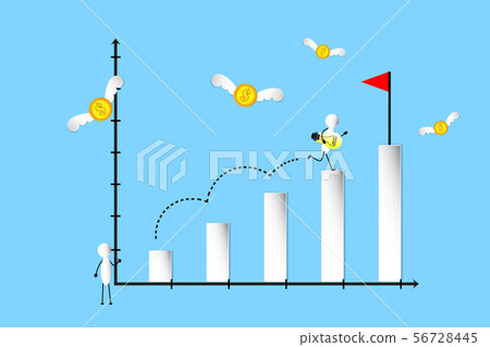 graph idea and thinking concept - Stock Illustration [56728445] - PIXTA