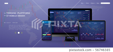 Trade UI, great design for any purposes. Trade -插圖素材 [56746385] - PIXTA圖庫