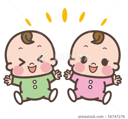 Baby friend - Stock Illustration [56747276] - PIXTA