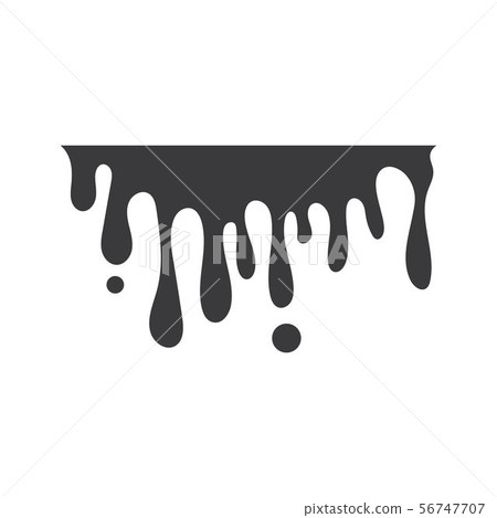 ink drop Vector icon design illustration - Stock Illustration [56747707 ...