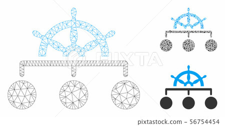 Rule Structure Vector Mesh 2D Model and...-插圖素材 [56754454] - PIXTA圖庫
