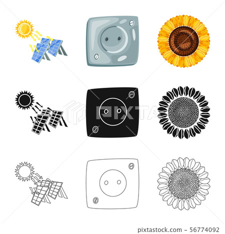 Isolated object of innovation and technology... - Stock Illustration ...