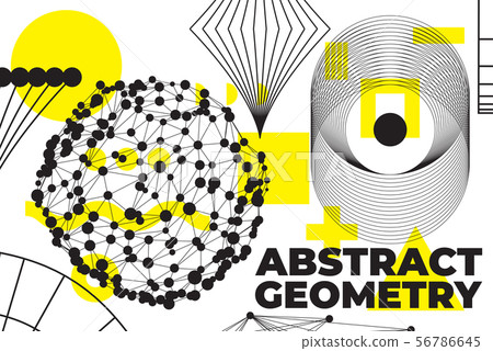 Modern Geometric Shapes Set - Stock Illustration [56786645] - PIXTA