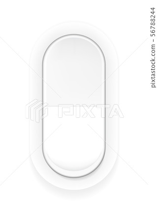 Realistic switch button in white color. - Stock Illustration [56788244 ...