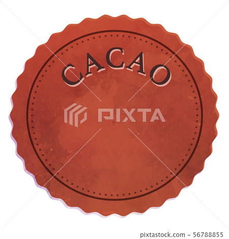 CACAO label - Stock Illustration [56788855] - PIXTA