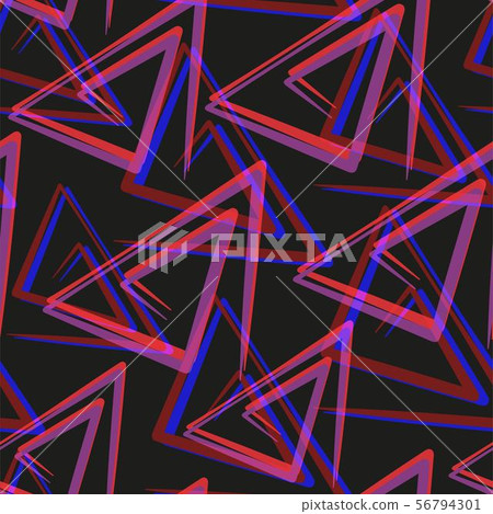 Abstract triangles in hipster style - Stock Illustration [56794301] - PIXTA
