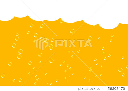 Illustration of beer and beer bubbles closeup - Stock Illustration ...