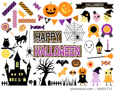 Halloween 19 set - Stock Illustration [56802725] - PIXTA
