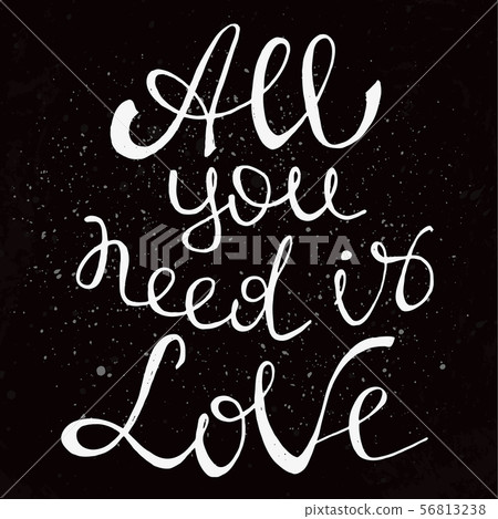 Hand drawn lettering design. Conceptual - Stock Illustration [56813238 ...