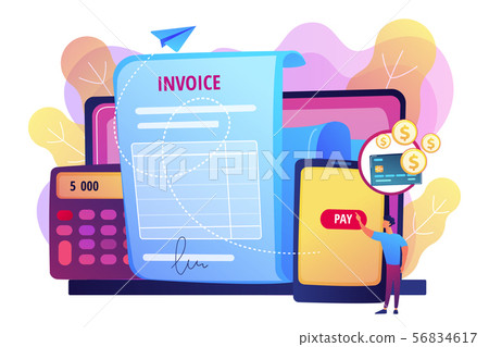 Payment terms concept vector illustration - Stock Illustration ...