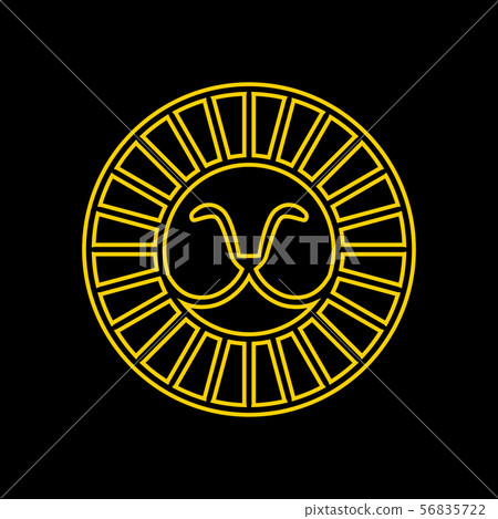 lion logotype template - Stock Illustration [56835722] - PIXTA