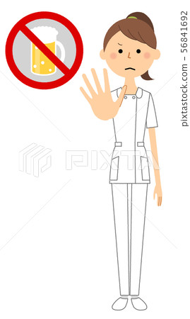 Nurse stop - Stock Illustration [56841692] - PIXTA