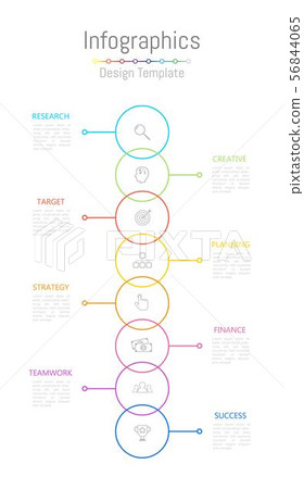 Infographic design elements with 8 options. - Stock Illustration ...