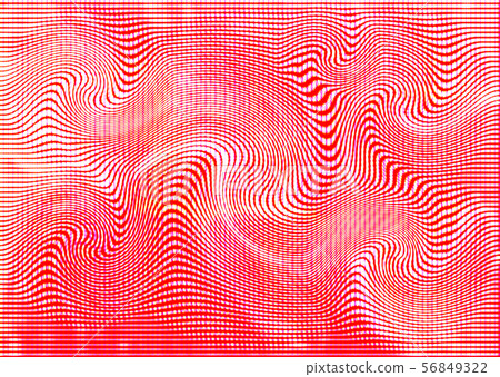 Image of red scanning line shaking_01 / Red... - Stock Illustration ...